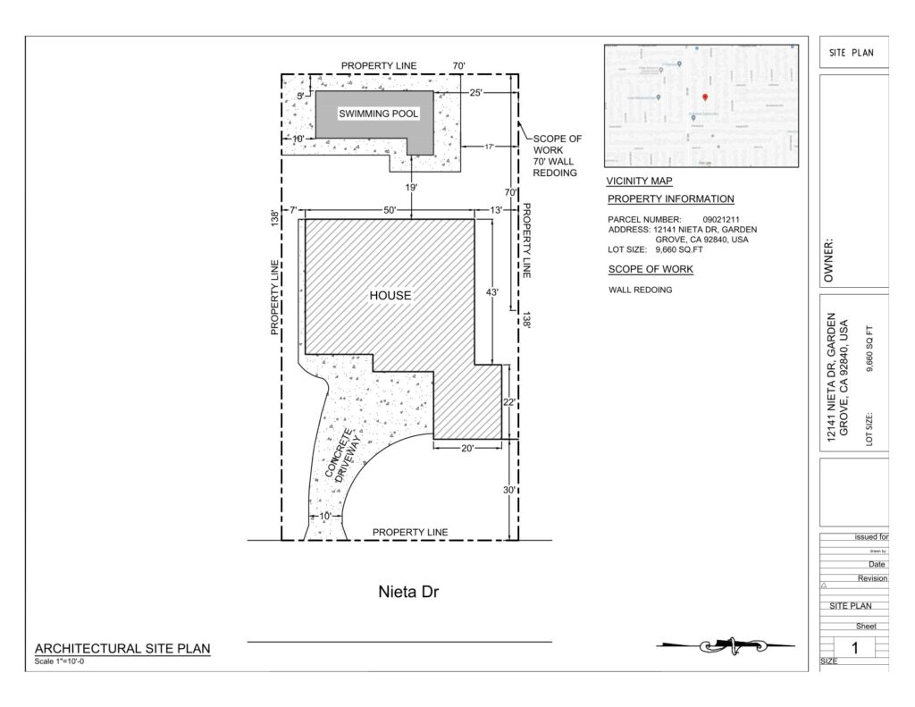 Basic Site Plan - Site Plan Architects
